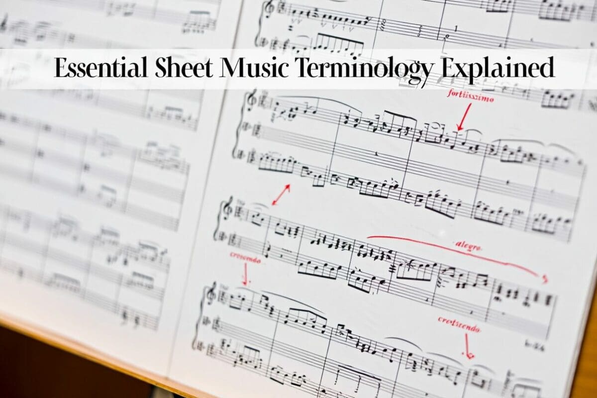 Sheet Music Terms | Мusic Gateway